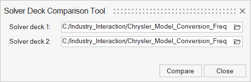 Solver Deck Comparison