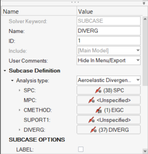 OS-T: 8020 Divergence Analysis of an Aircraft