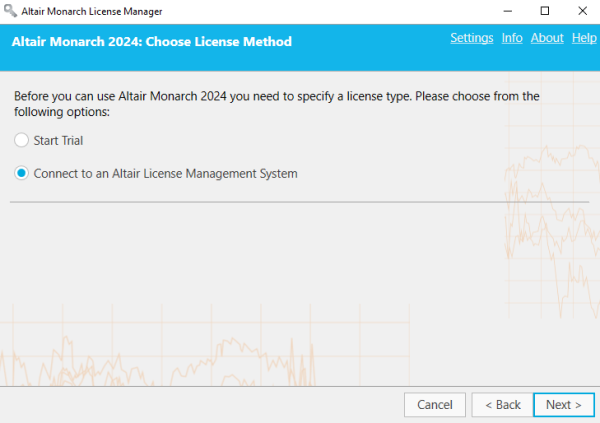 Altair Monarch 2024 License Manager Help