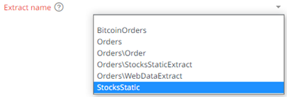 Creating Task to Extract Data