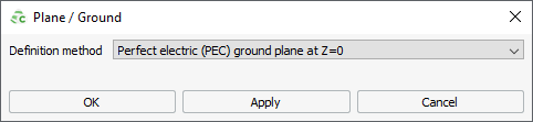 Defining an Infinite Ground Plane