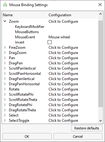 Custom Mouse Bindings