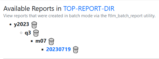 Create Batch Reports (via the Browser)