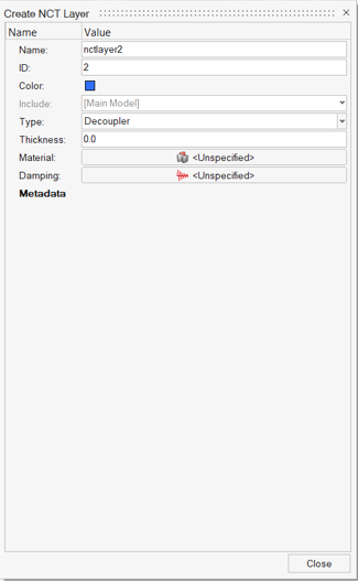 Create NCT Layers