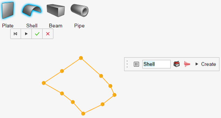 Create and Edit a Shell