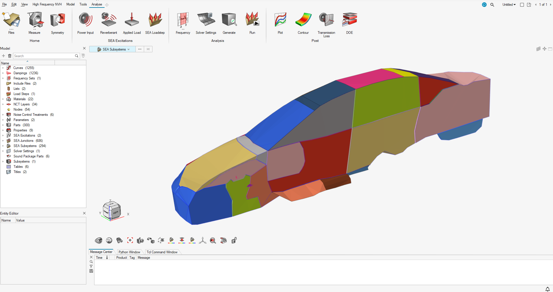 High Frequency NVH User Interface