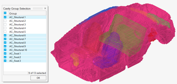Acoustic Cavity Meshing for Interior Noise