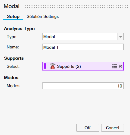 Modal Load Cases