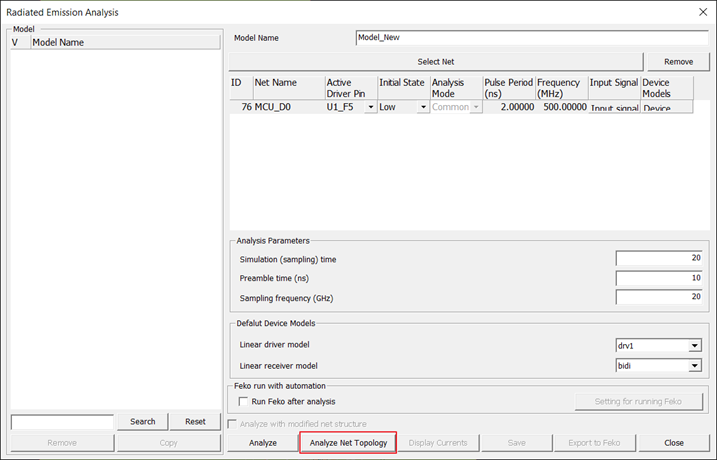 Net Topology Analysis
